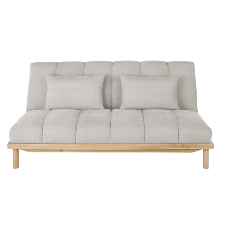 2/3-Sitzer-Sofa Clic-Clac in Beige Wasabi | Maisons du Monde