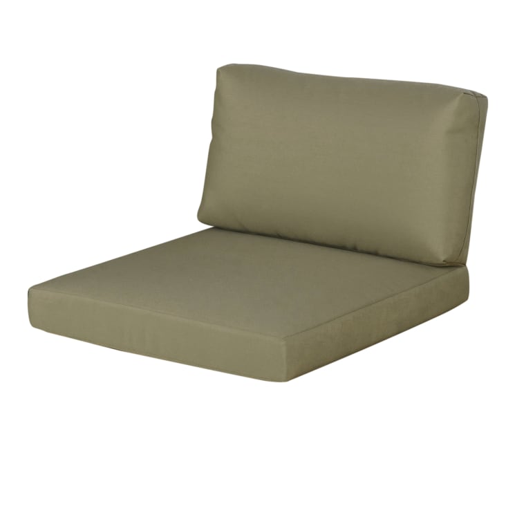 Funda para sofá profesional de tejido reciclado verde caqui Bedia Business | Maisons du Monde