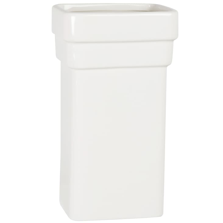 Jarrón de gres blanco roto Alt. 25 cm Lynn | Maisons du Monde