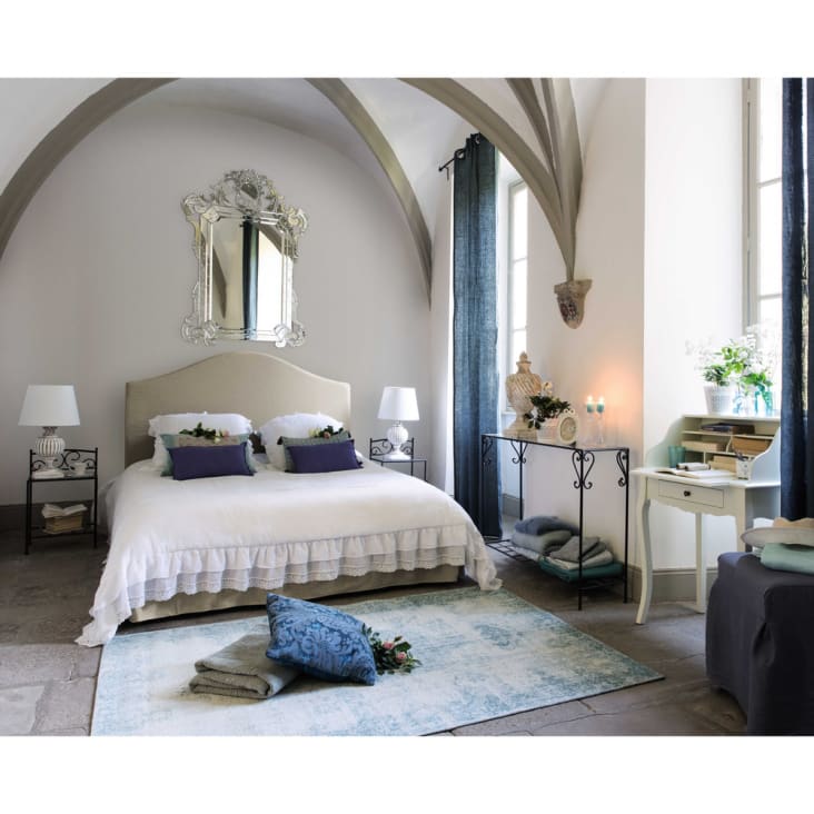 Katoenen sprei, wit, 240 x 260 cm, CLÉMENCE Clémence | Maisons du Monde