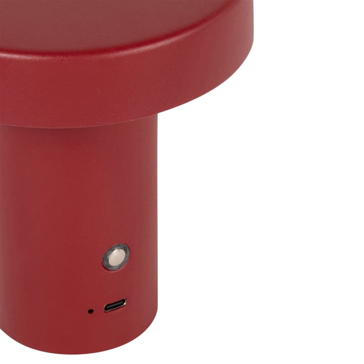 Lampe LED tactile en métal rouge Gerwen | Maisons du Monde