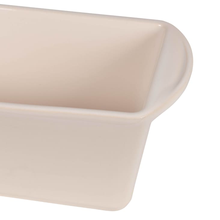 Plat à cake en grès beige L21 Arzon | Maisons du Monde