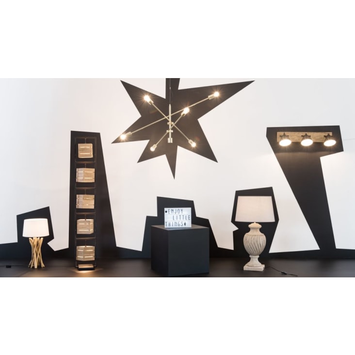 Verlichte doos met tekst A4 LIGHTBOX | Maisons du Monde