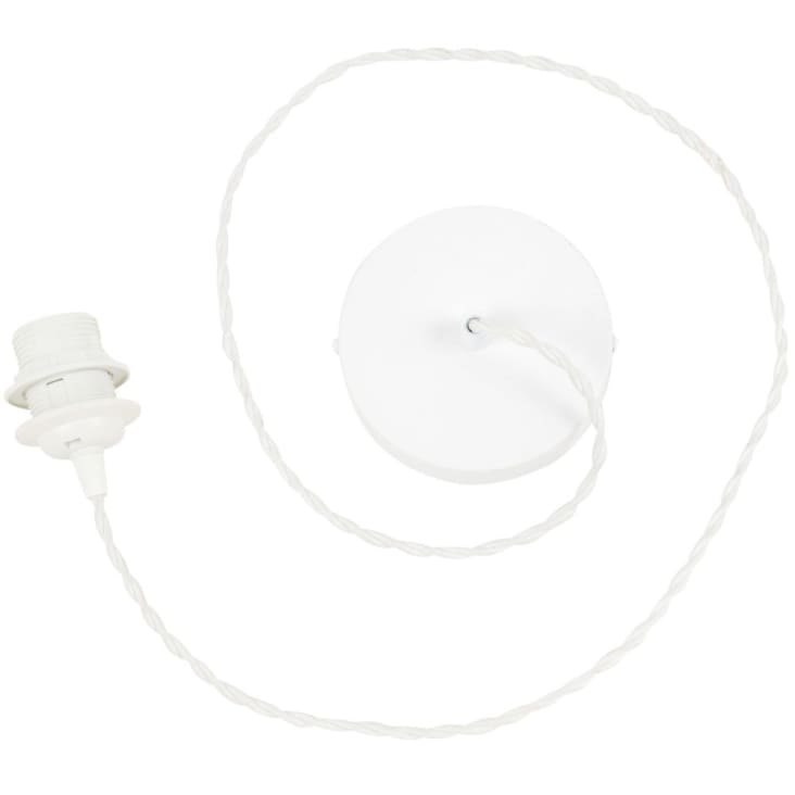 Witte gevlochten kabel L120 | Maisons du Monde