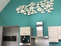 Déco murale poissons en métal effet vieilli 256x92 OCELLA | Maisons du ...