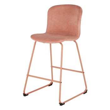 Barhocker (2er Set) aus Metall und Rattan Schwarz | Maisons du Monde