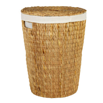 Cesto para ropa sucia 2 cestas y 2 cajones mdf blanco | Maisons du Monde