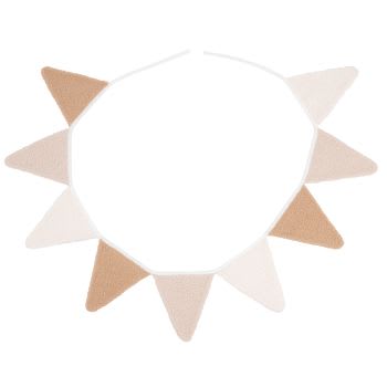 Lámpara de pie con forma de pétalos de flor dorada y beige, Alt. 143 ...