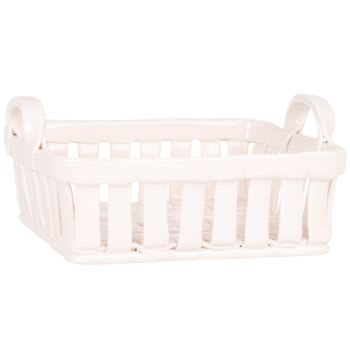 Gefäß aus Glas mit Deckel aus Kiefernholz, H8cm IZMA | Maisons du Monde