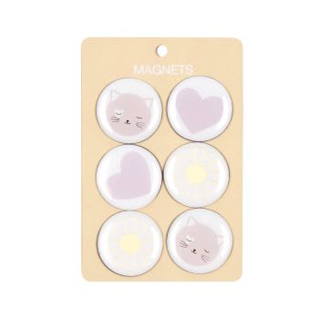 Mini magneti multicolore (x18) CAT | Maisons du Monde