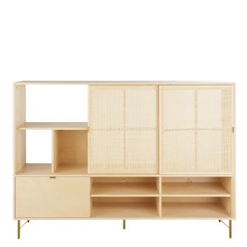 Biblioteca-mueble TV 2 de puertas y 2 trampas Canopy | Maisons du Monde