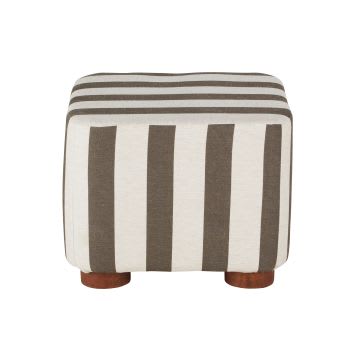 Sillón de tela beige y metal dorado ø cm 75x80 Space | Maisons du Monde