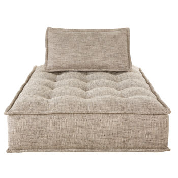 Sofá modular beige arena Neo Elementary | Maisons du Monde