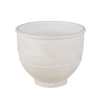 Portavasi in ceramica bianco 41x41x59 cm | Maisons du Monde