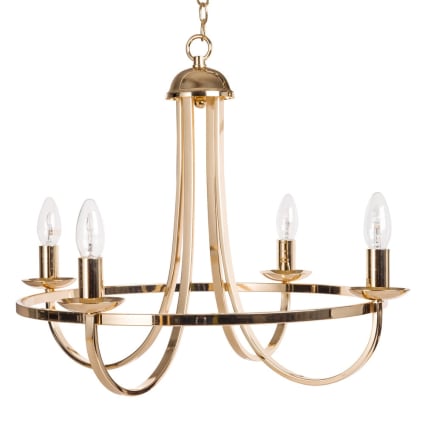 4-armiger Leuchter aus goldfarbenem Metal MONROE | Maisons du Monde