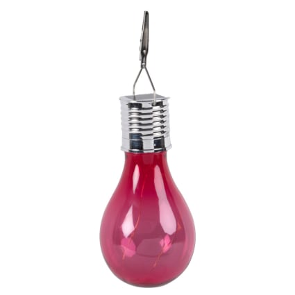 Ampoule solaire LED rose | Maisons du Monde