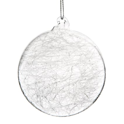 Bola de Navidad de vidrio D.8 cm GLACIER | Maisons du Monde