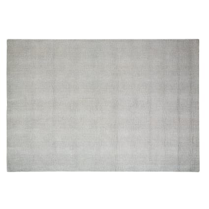 Handgemaakt wollen tapijt, grijs, 160 x 230 cm Softy | Maisons du Monde