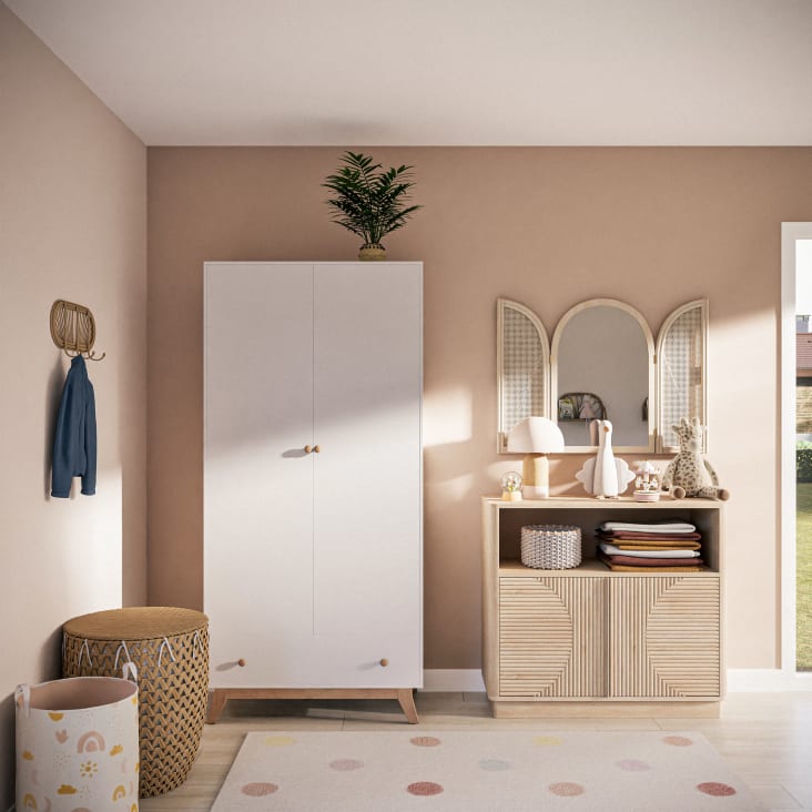 2-deurs 1-lade witte kast Sweet | Maisons du Monde