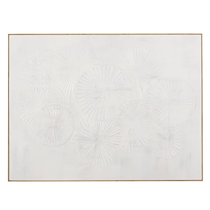 Abstrakte Leinwand, weiß, 90x120cm NEIOS | Maisons du Monde