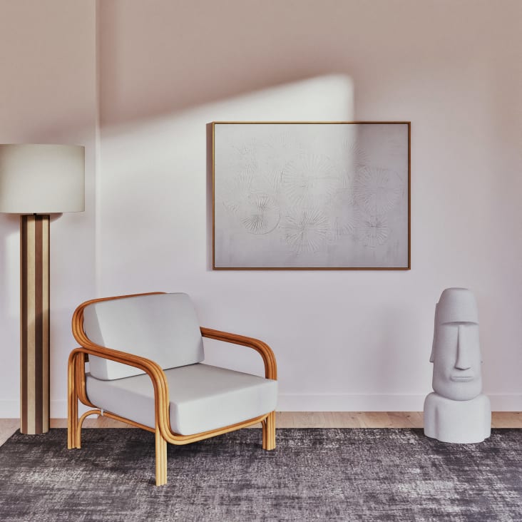 Abstrakte Leinwand, weiß, 90x120cm NEIOS | Maisons du Monde