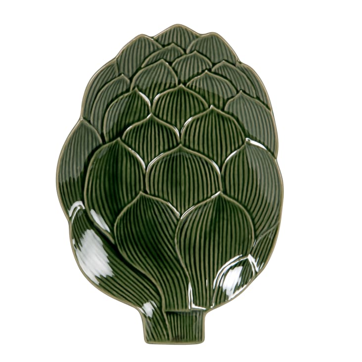 Artisjokkomvorm in groen aardewerk Artichaut | Maisons du Monde