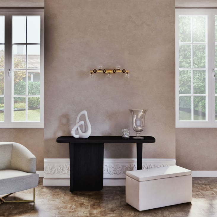 Bank met witte krulopslag Laurie | Maisons du Monde