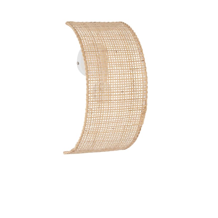 Beige wandlamp van rotan Soledad | Maisons du Monde