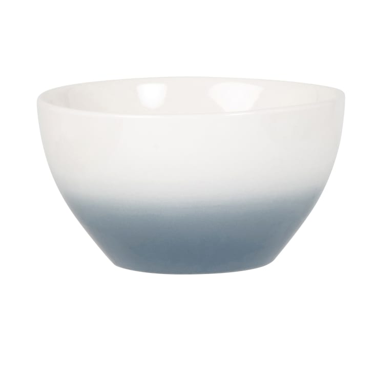 Bol en céramique bleue et blanche CALLIOPE | Maisons du Monde