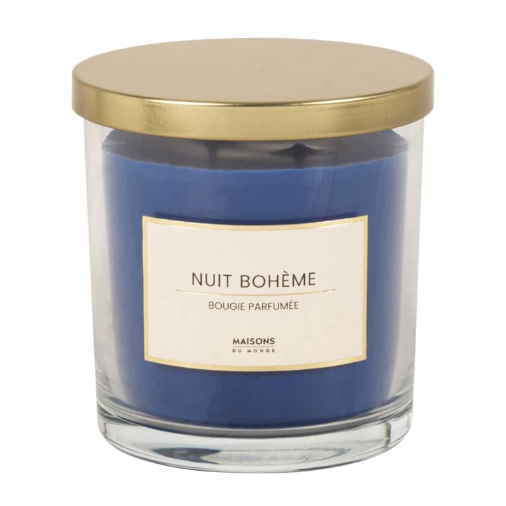 Bougie parfumée bleue en verre 10x11 Colorama | Maisons du Monde