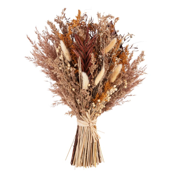 Bouquet de fleurs séchées beiges et marron Leonie | Maisons du Monde