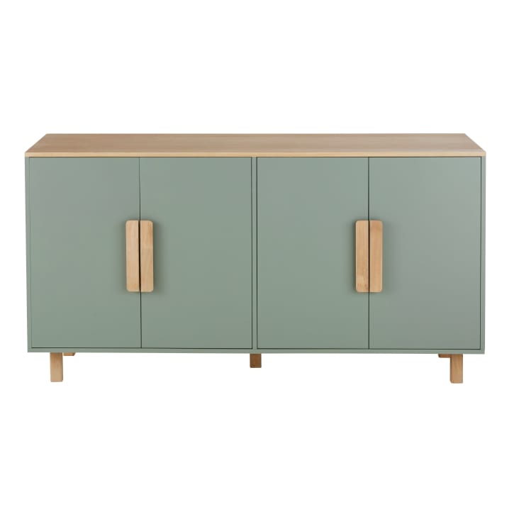 Buffet 4 portes vert Oliver | Maisons du Monde