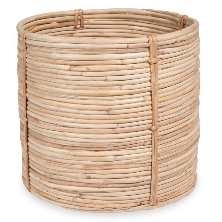 Cache-pots en rotin (x2) H24 Rondins | Maisons du Monde