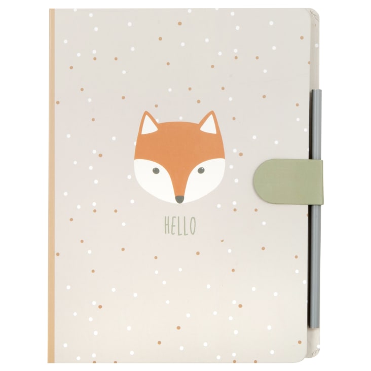 Carnet de notes imprimé renard FOX | Maisons du Monde
