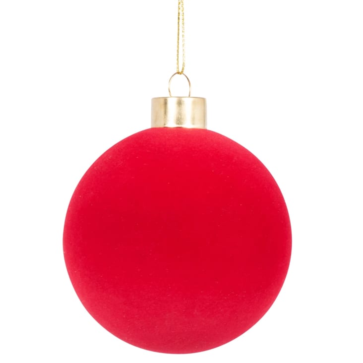 Christbaumkugel aus Glas, rot | Maisons du Monde