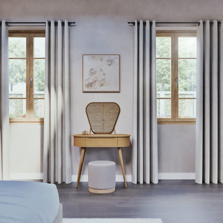 Coiffeuse vintage 1 tiroir marron Perth | Maisons du Monde