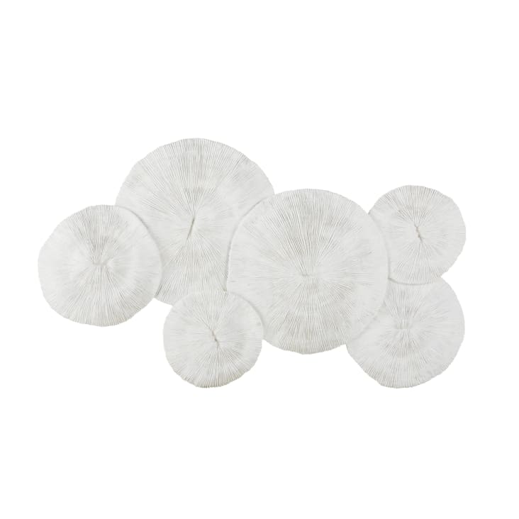 Conchas decorativas de parede em resina cru 120x70 CLAM | Maisons du Monde