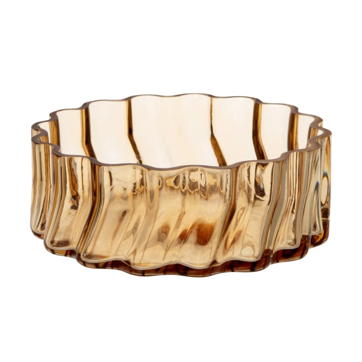 Coupelle en verre jaune moutarde Marie | Maisons du Monde