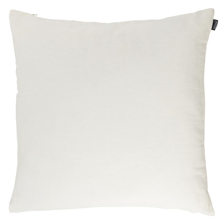Coussin en coton texturé blanc 60x60 Olario | Maisons du Monde