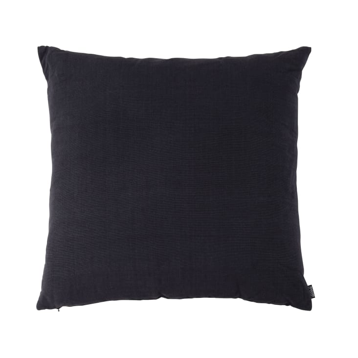 Coussin en coton texturé bleu marine 40x40 Olario | Maisons du Monde