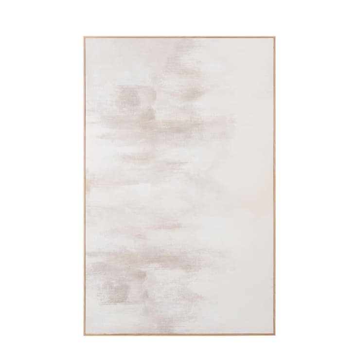 Cuadro beige y blanco de 90x140 cm Maxine | Maisons du Monde