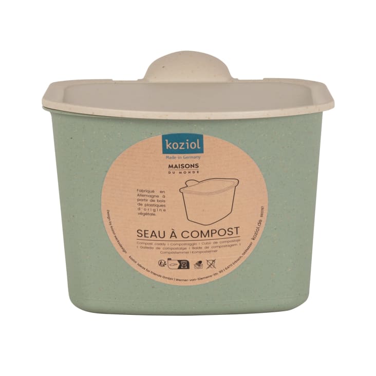 Cubo de compostaje verde Alt. 16 cm Bibo | Maisons du Monde