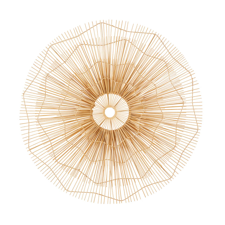 Decorazione da parete fiore in bambù ⌀ 135 cm Ellum | Maisons du Monde