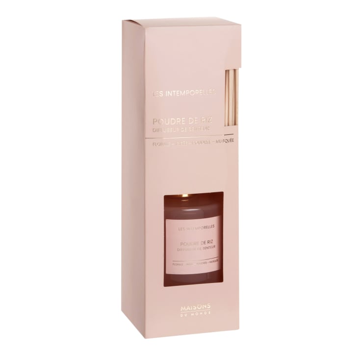 Difusor de perfume de polvo de arroz de cristal 200 ml | Maisons du Monde