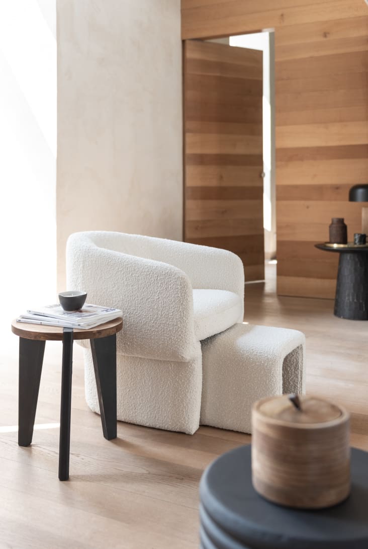 Doos van bruin mangohout Linea | Maisons du Monde