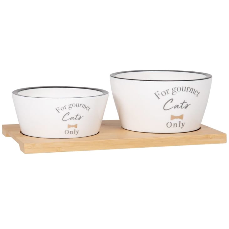 Ensemble gamelles GOURMET CAT | Maisons du Monde