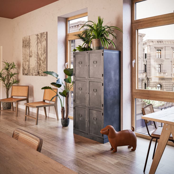 Estatua de perro marrón Alt. 40 MICHEL | Maisons du Monde