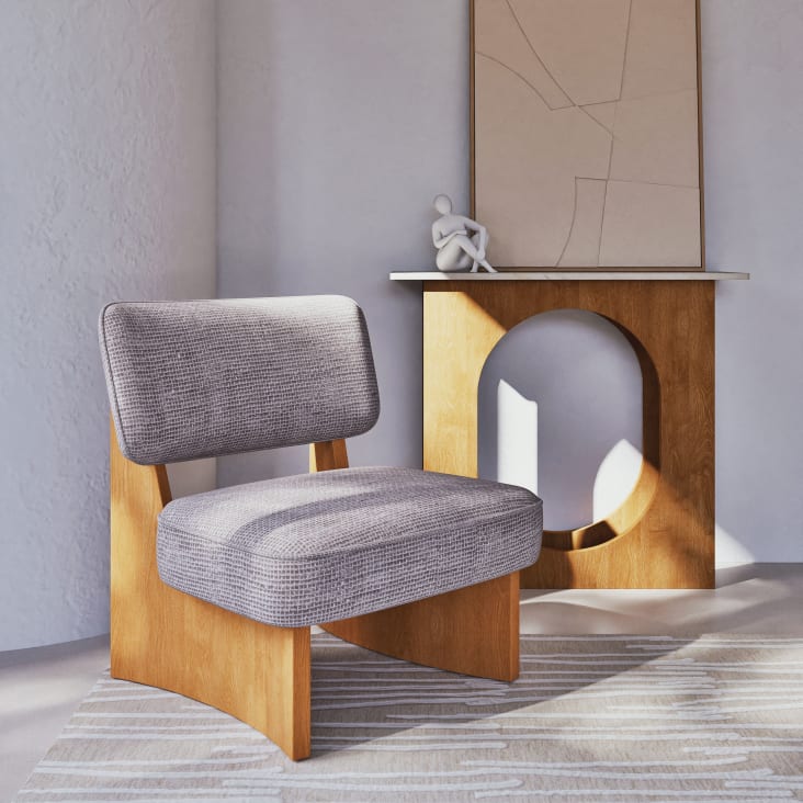 Figura de mujer de gres blanco Alt.21 SUZY | Maisons du Monde