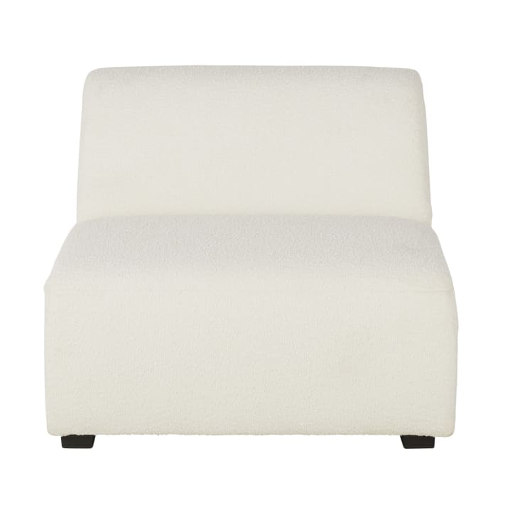 Gebroken witte zetel zonder armleuning Virgile | Maisons du Monde