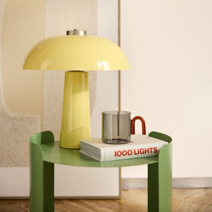 Gele metalen lamp Galeata | Maisons du Monde